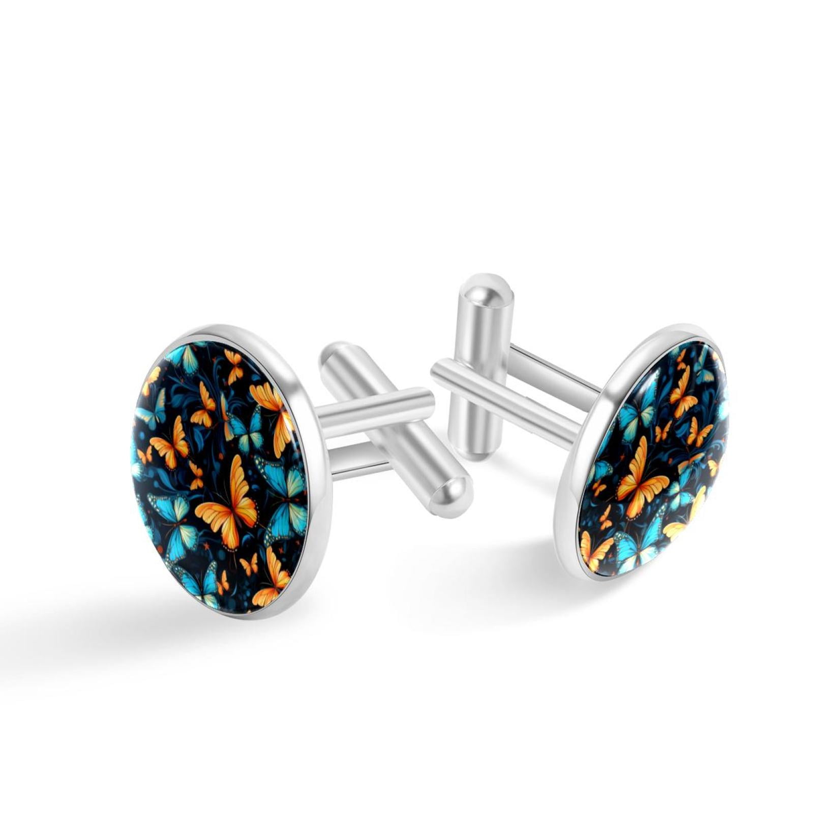 Butterfly Elegant Men's Cufflinks for Formal Attire, Crafted in ...