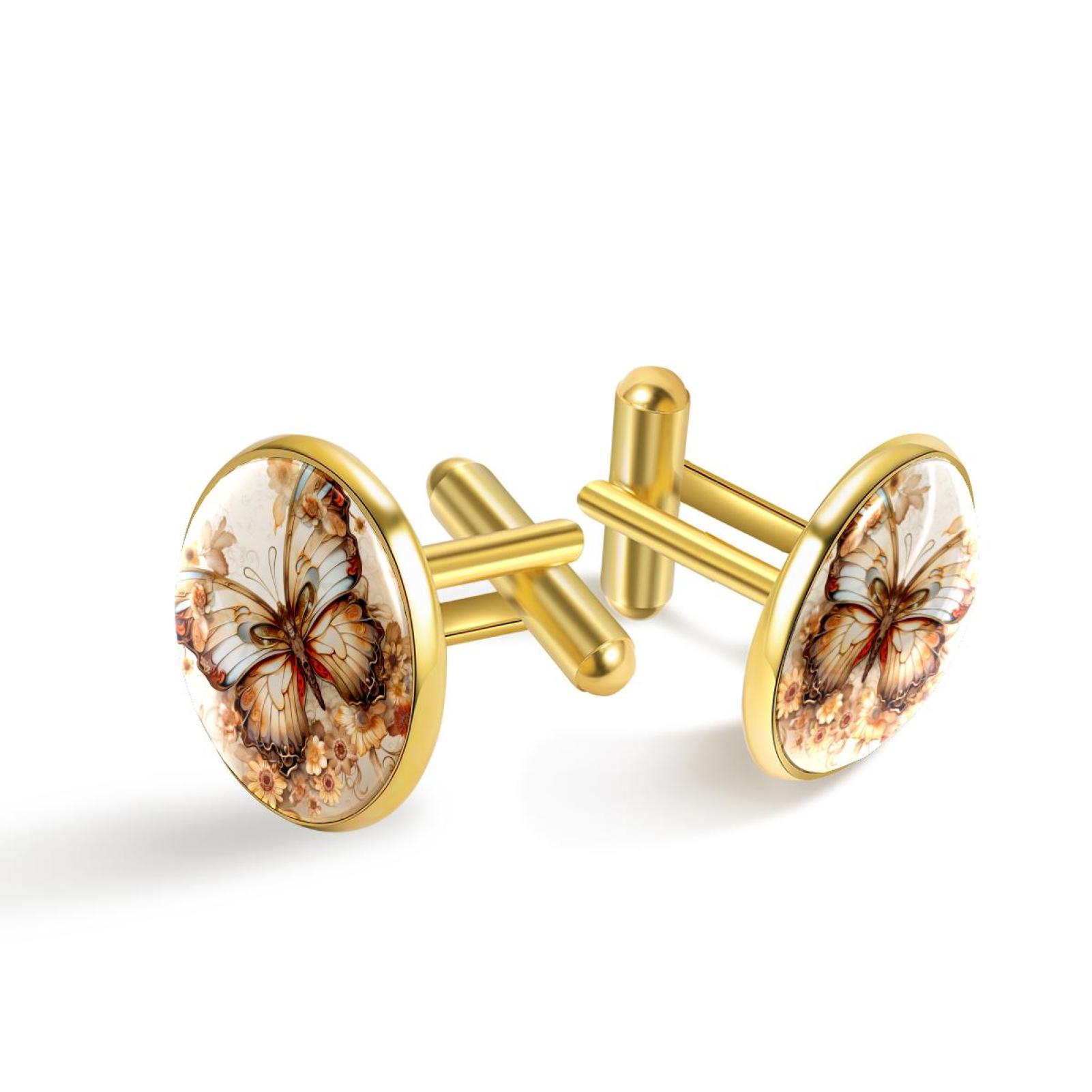 Butterfly Elegant Stainless Steel Cufflink Sets for Men - for Formal ...