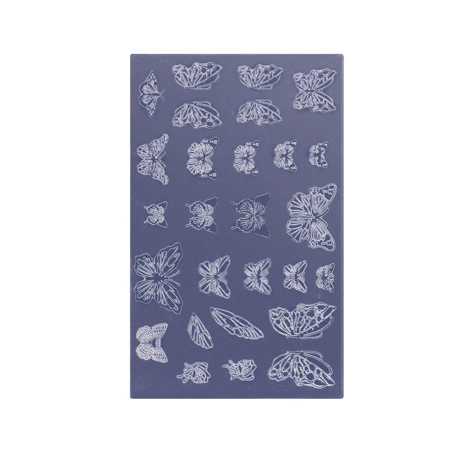 Butterfly Embossing Silicone Mold Nails Art Carving Mold Suitable for ...