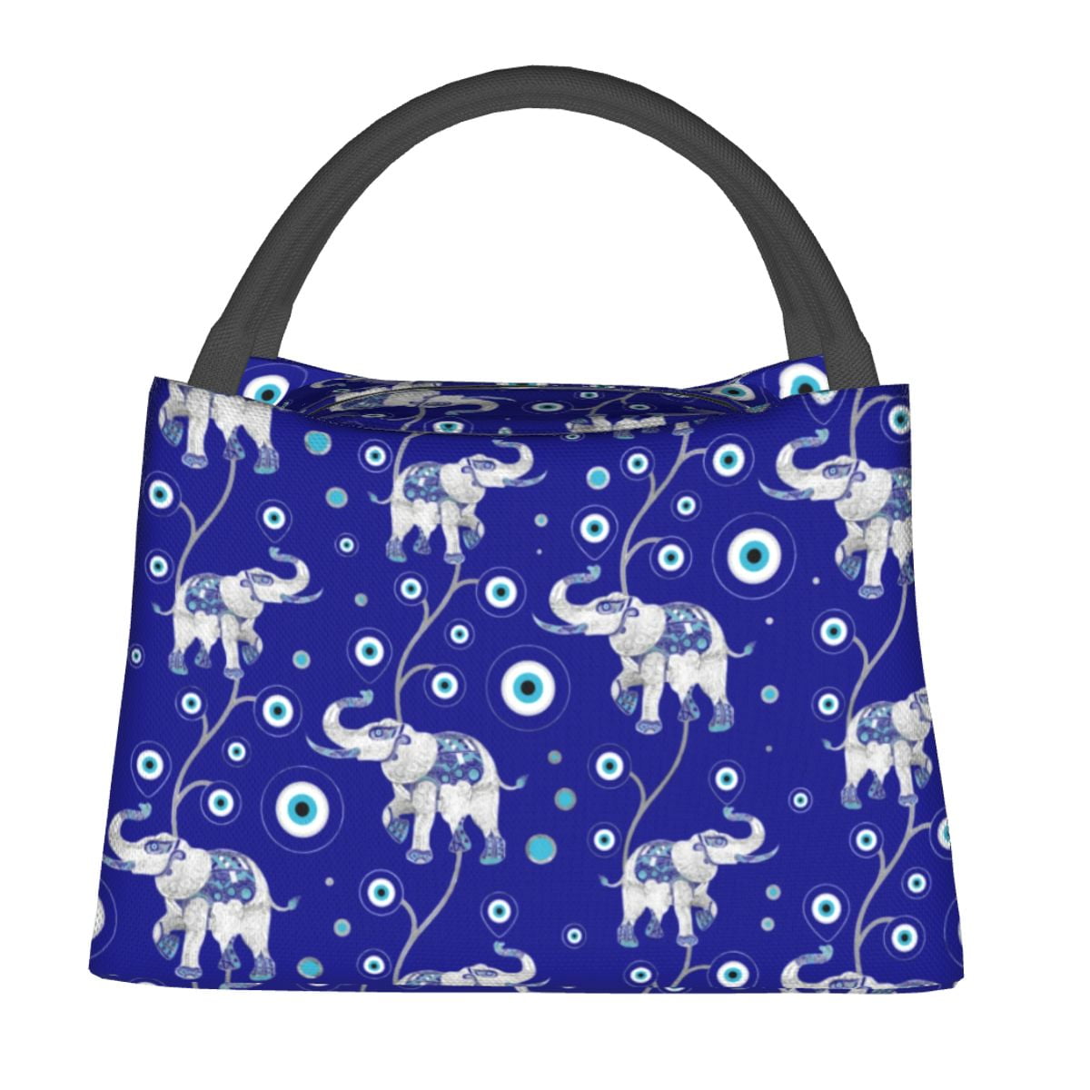 Butterfly Evil Eye Lunch Bag Nazar Charm Print Fashion Lunch Box Picnic ...