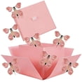 Butterfly Explosion Cardboard Gift Box, Flying Butterfly Surprise Box ...