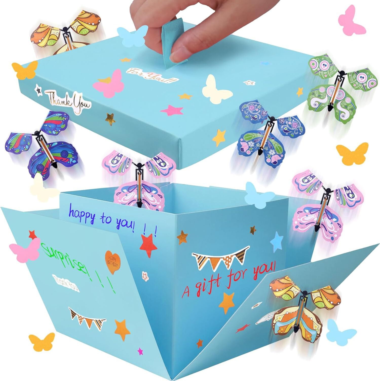 Butterfly Explosion Gift Box, Valentine'S Day, DIY Unique Exploding ...