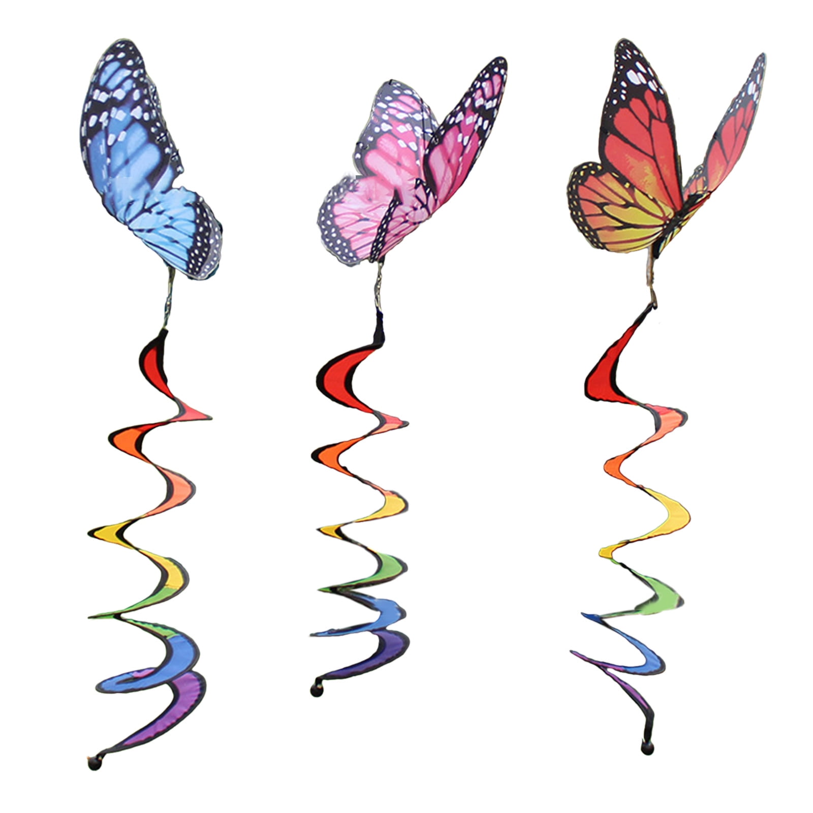 Butterfly Eye Catching Garden Spinner, Colorful Twisting Decoration ...
