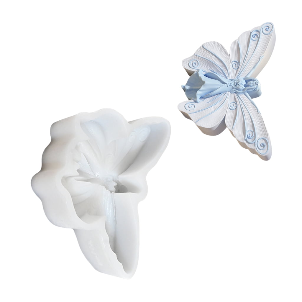 Butterfly Fairies Silicone Molds Candle Mould Plasters Mould Epoxy ...