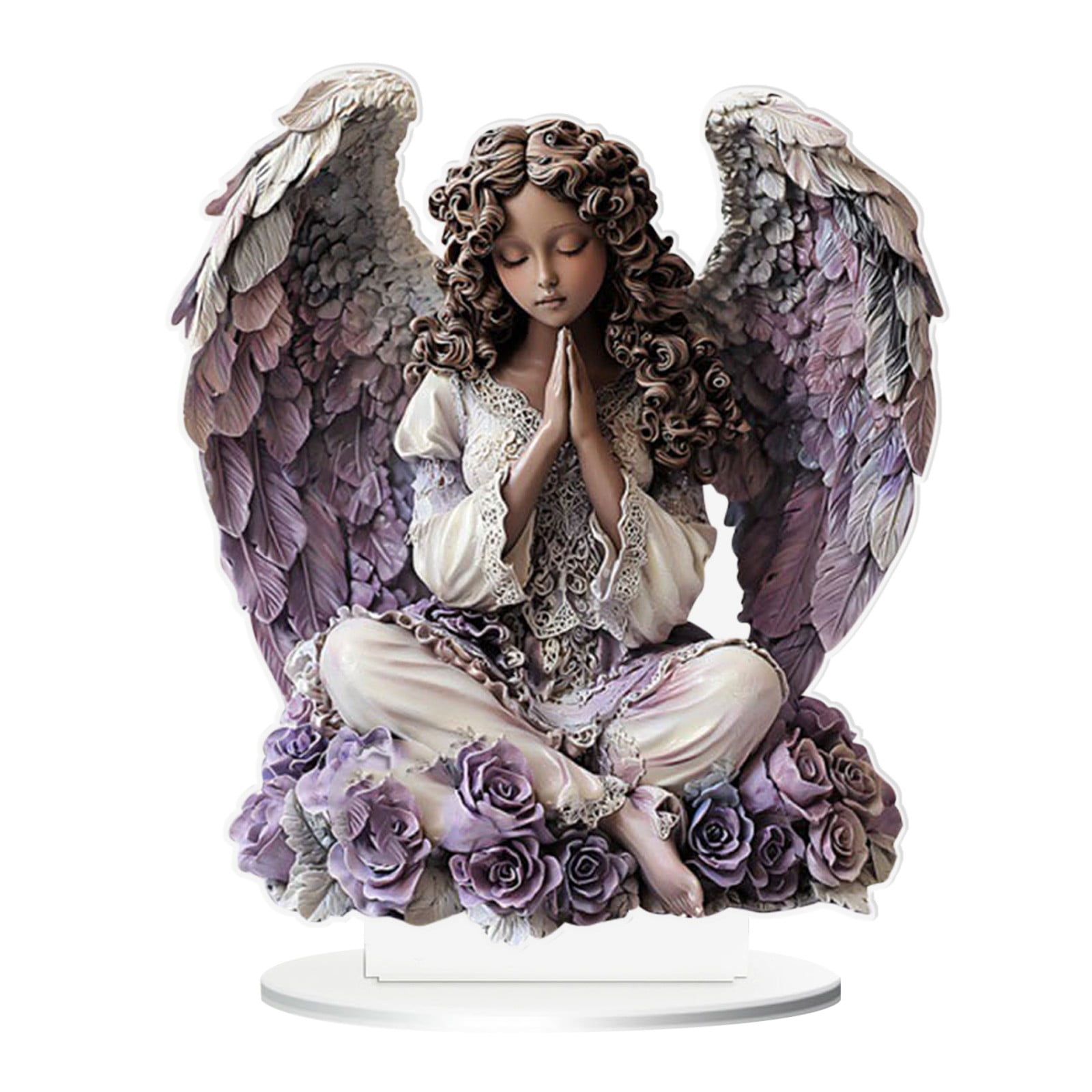 Butterfly Fairy Desktop Ornaments Colorful 2D Flat Acrylic Statue ...