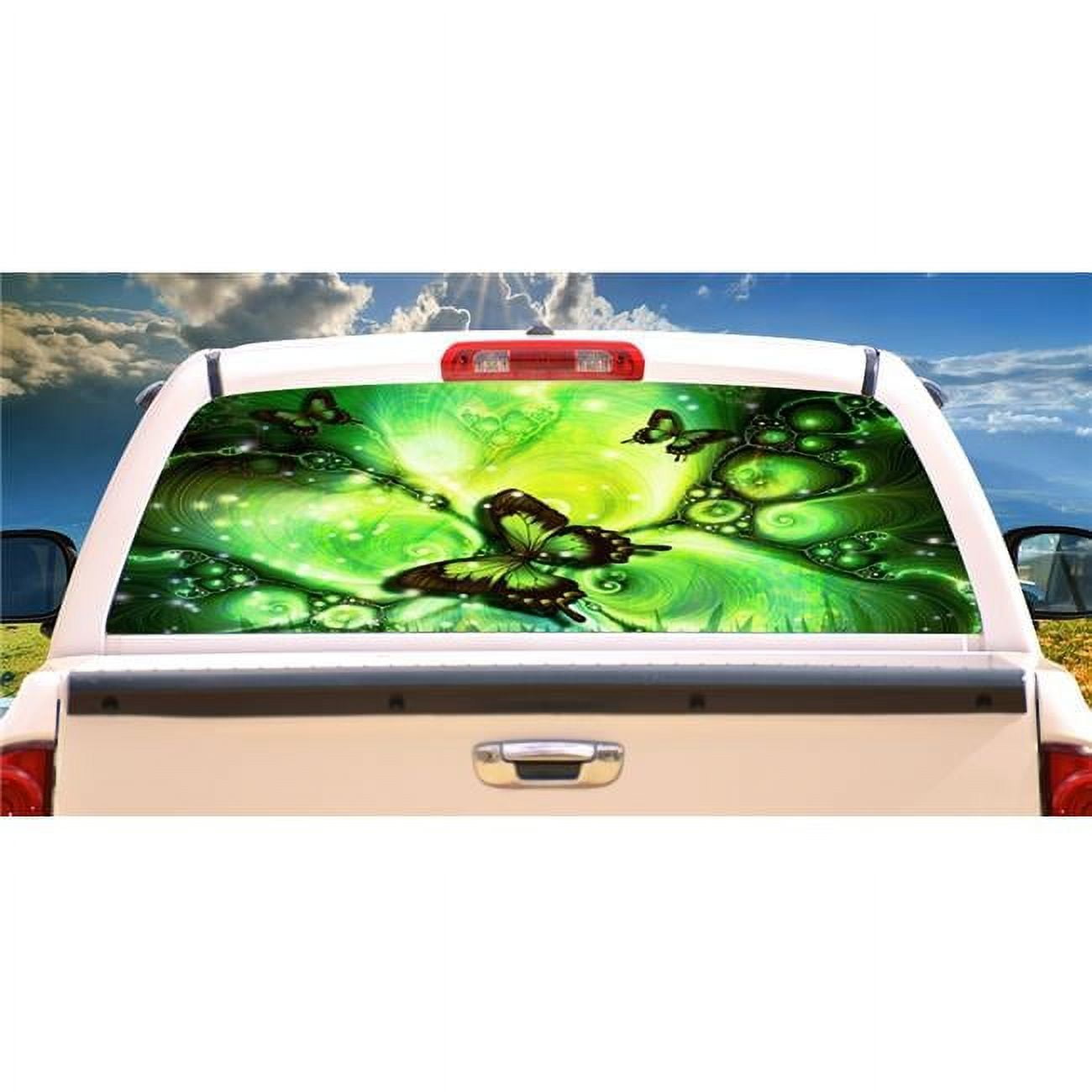 Custom Vinyl Automotive Accessory: Butterfly Fantasy Rear Window ...