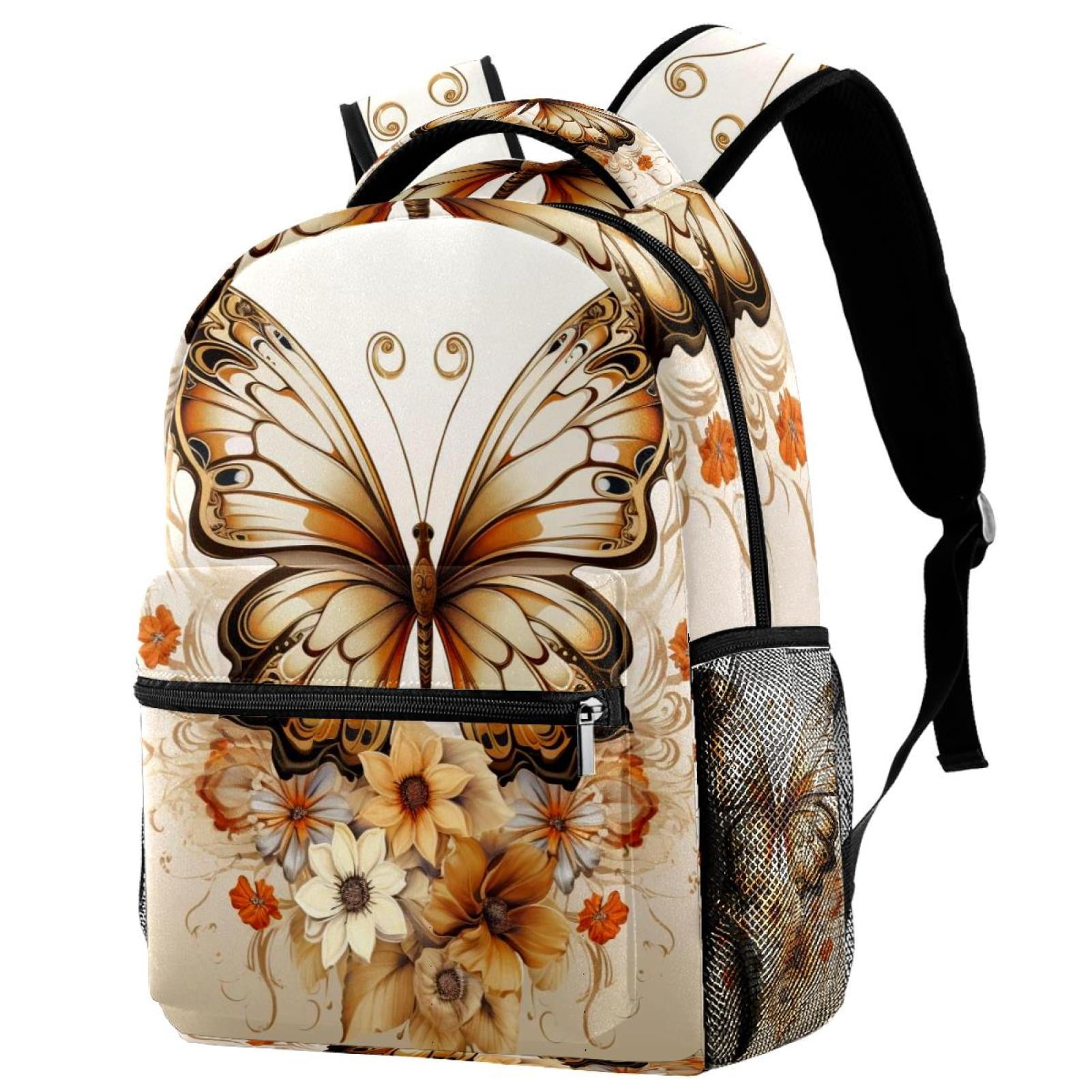 Butterfly Fission Diagram Prints Casual Backpacks Lightweight Premium ...
