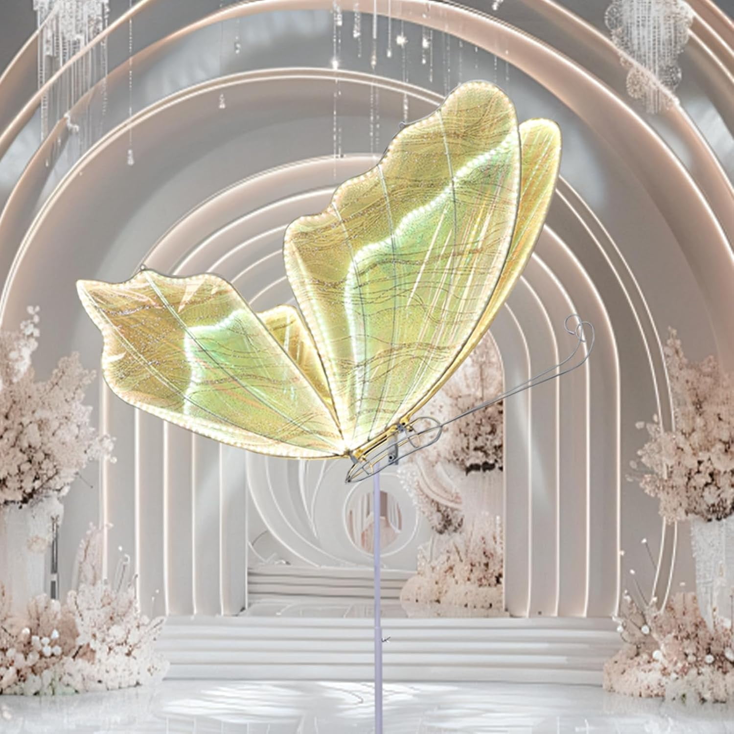 Butterfly Floor lamp Wedding Butterfly Ceiling Lamp Romantic Decoration ...