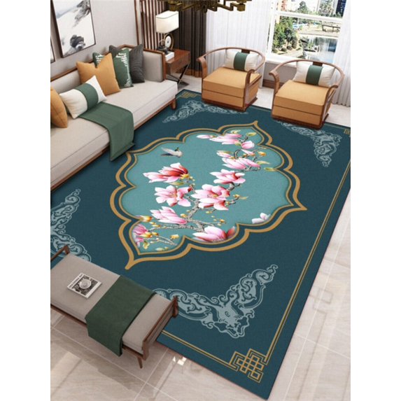 Butterfly Flower Carpet for Living Room Home ration Coffee Table Large ...