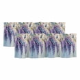 Butterfly Flower Curtain Valances for Windows, Kitchen Valance Window ...