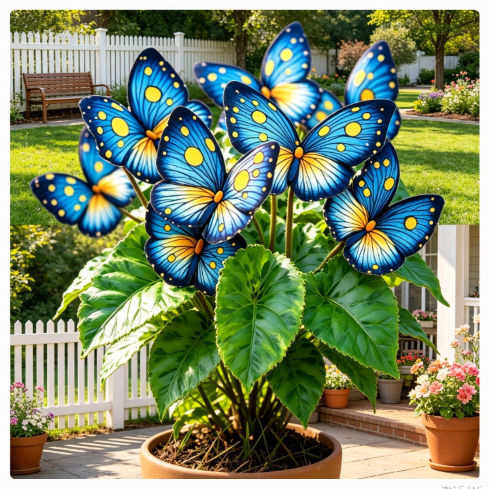 Butterfly Flower Hosta Bulbs-Beautiful hosta flowers-Easy to cultivate ...
