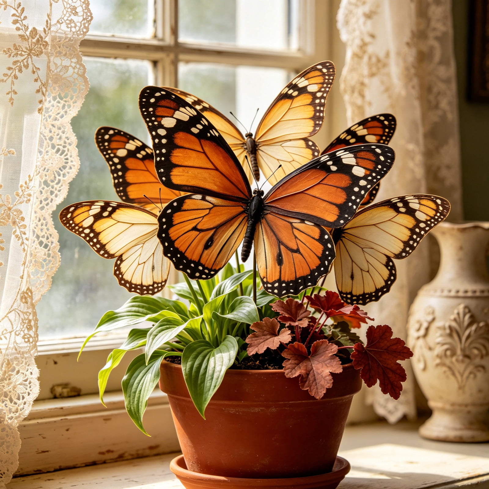 Butterfly Flower Hostas Bulbs For Planting Beautify Space Exquisite ...