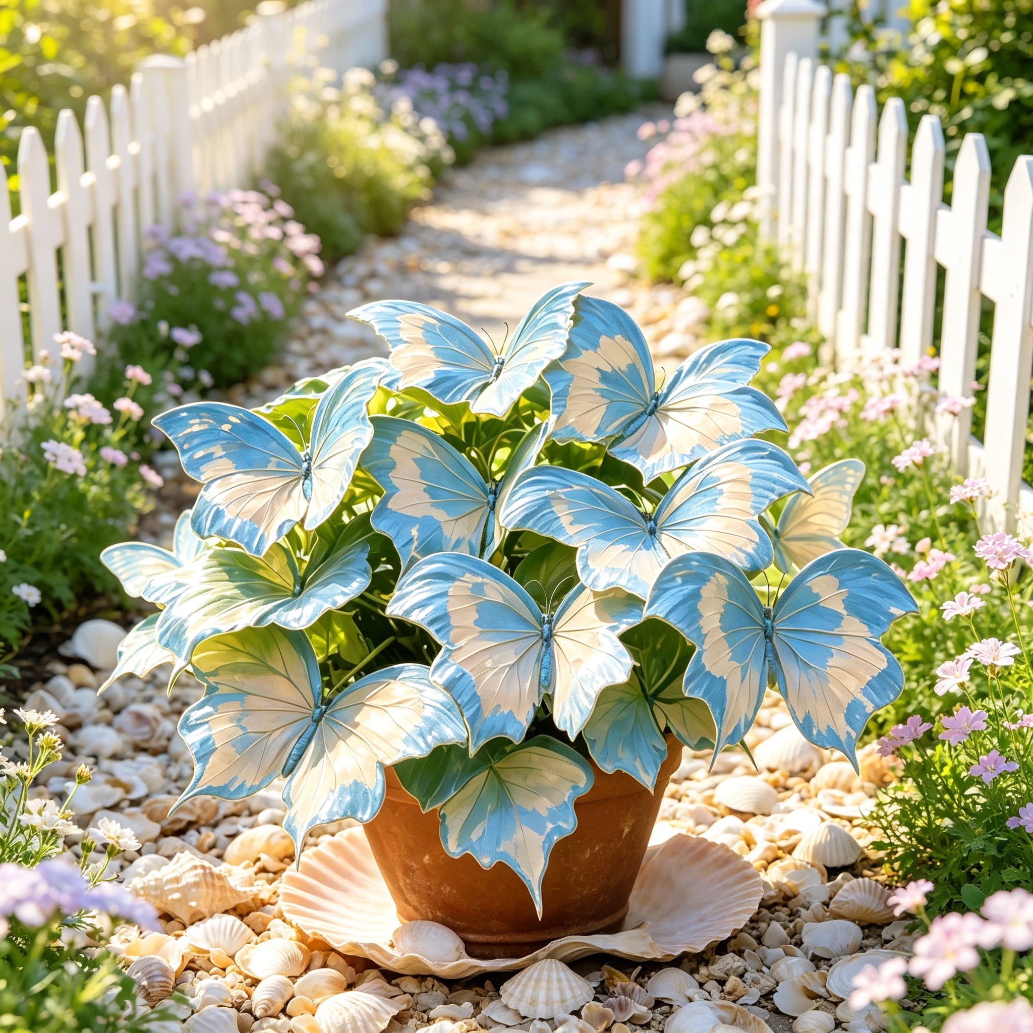 Butterfly Flower Hostas for Planting-(Non-Artificial)-Bloom Year After ...