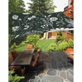 Butterfly Flower Sun Shade Sail 6.5'X10' Spring White Daisy Floral ...