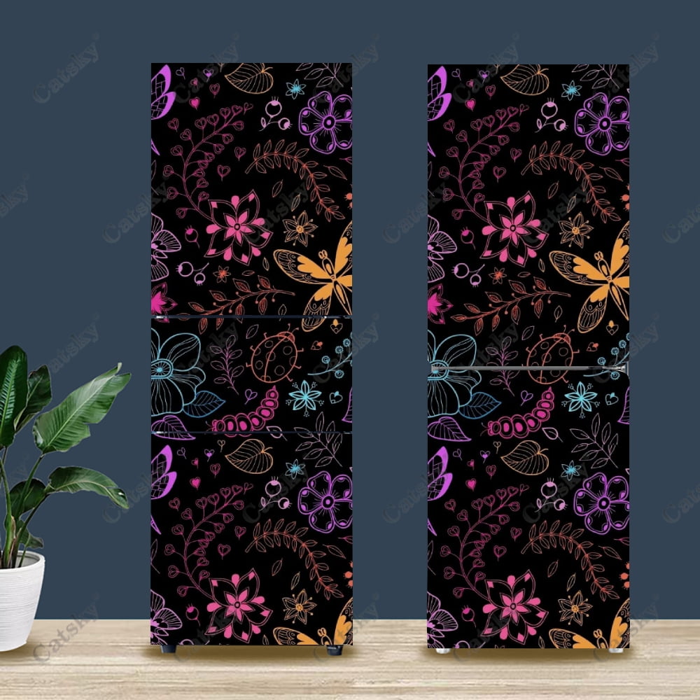 Butterfly Fridge Magnet Home r Kitchen Mural DIY Wall Sticker Vinyl ...