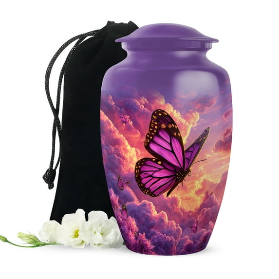 Butterfly Funeral Urns For Adult Ashes Women - Cremation Urns For Adult ...