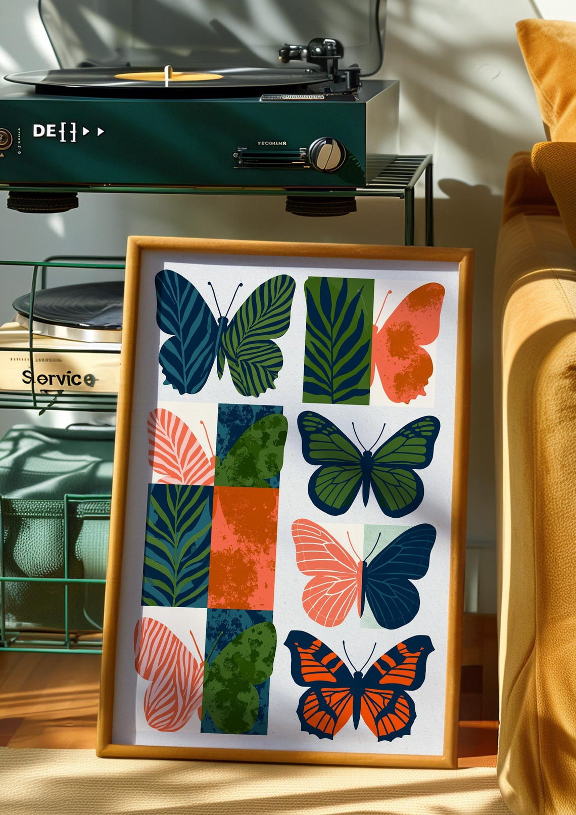 Butterfly Gallery Tropical Nature Botanical Poster Unframed Paper Print ...