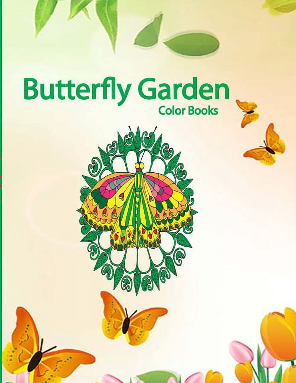 Butterfly Garden Color Books: Butterfly Color Books, An Adult Coloring ...