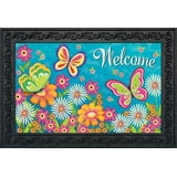 "Briarwood Lane Butterfly Garden Spring Doormat, Indoor/Outdoor, Non ...