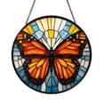 Butterfly Garden Window Hanging – Stained Glass Look Art - Walmart.com