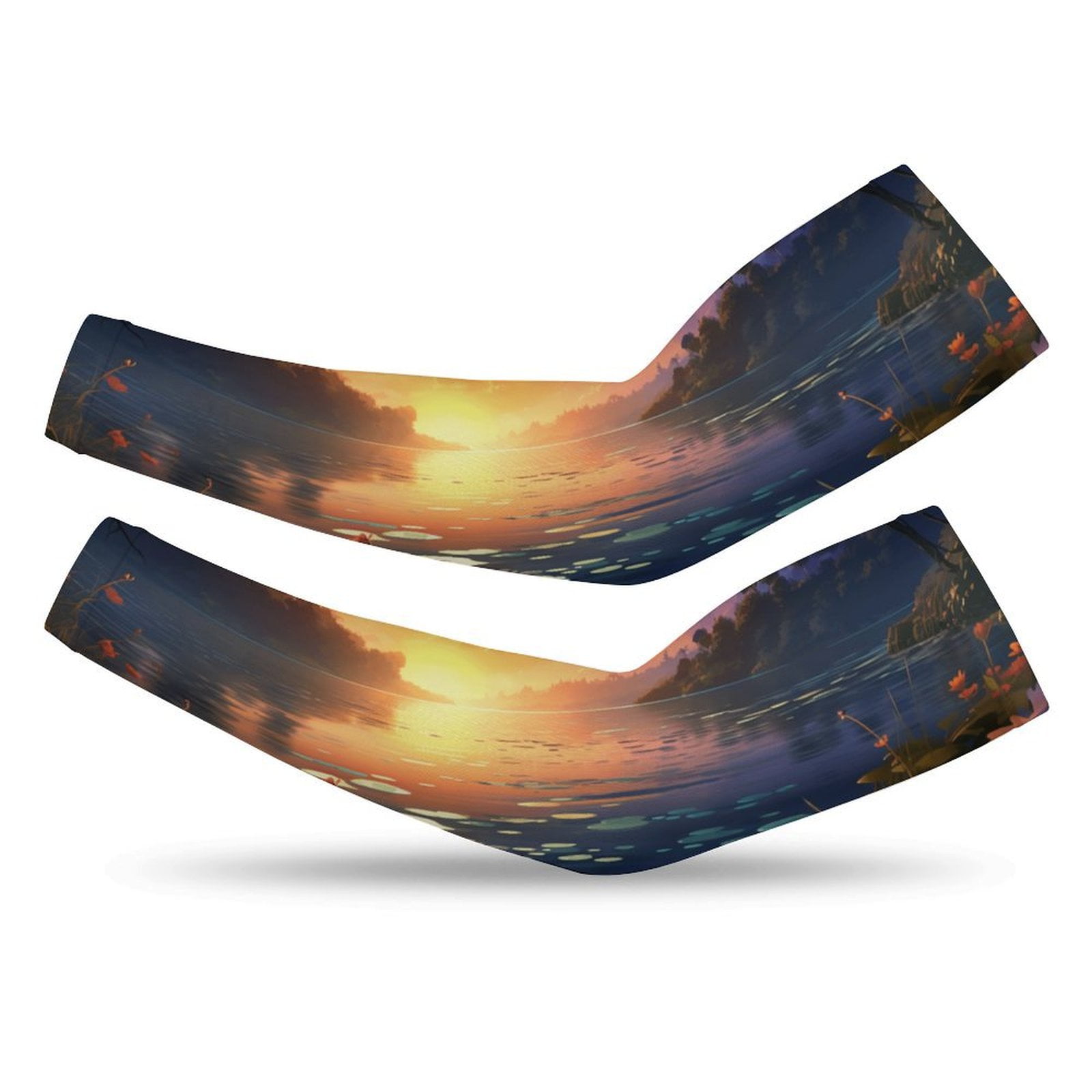 Butterfly Gardening Sleeves Farm Sun Protection Arm Cooling Sleeves ...