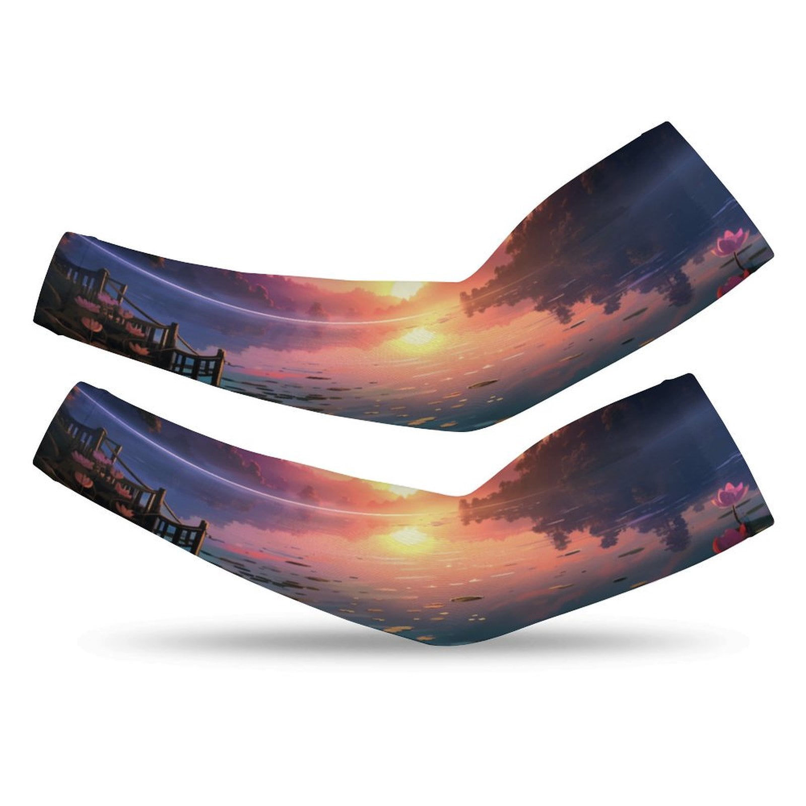 Butterfly Gardening Sleeves Farm Sun Protection Arm Cooling Sleeves ...