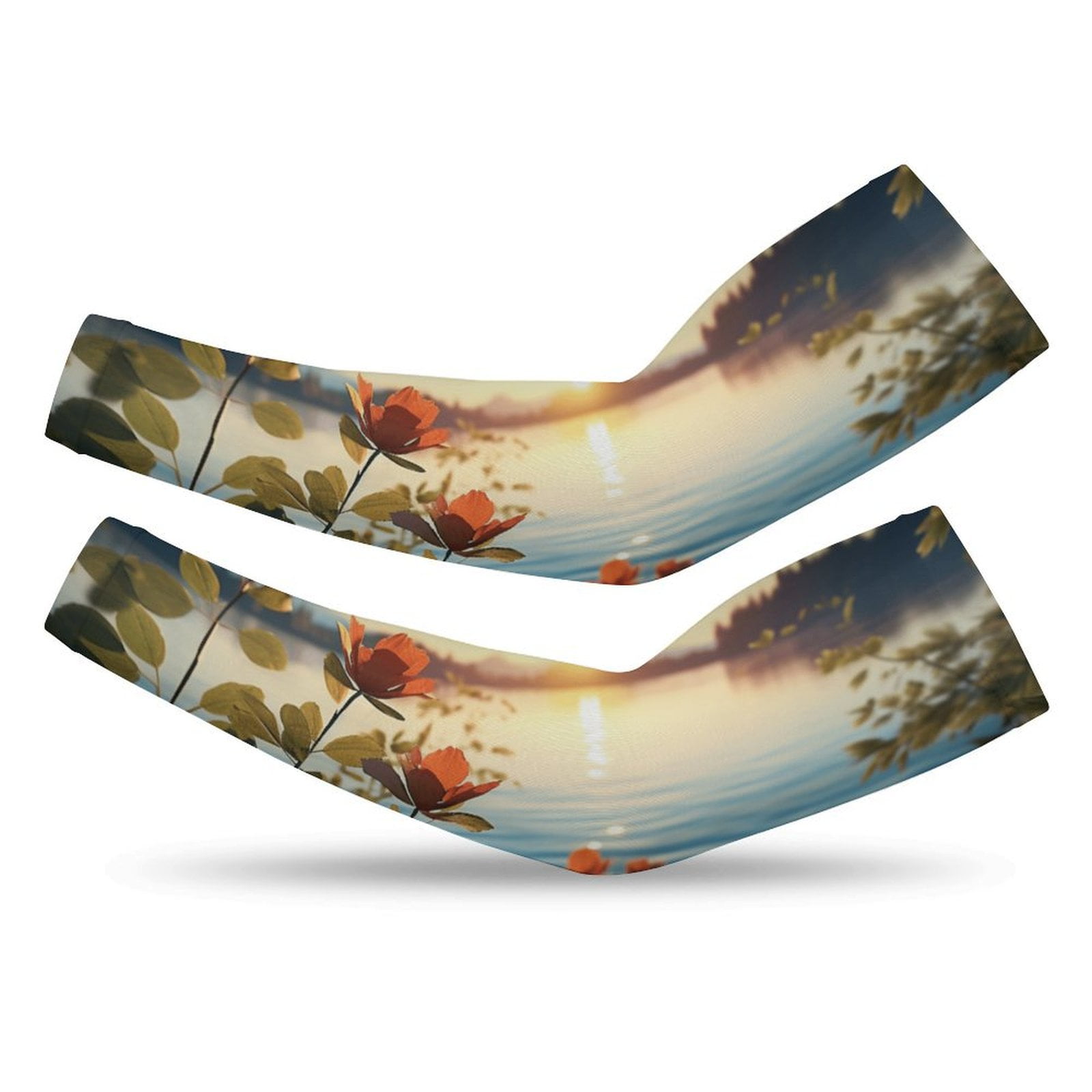Butterfly Gardening Sleeves Farm Sun Protection Arm Cooling Sleeves ...