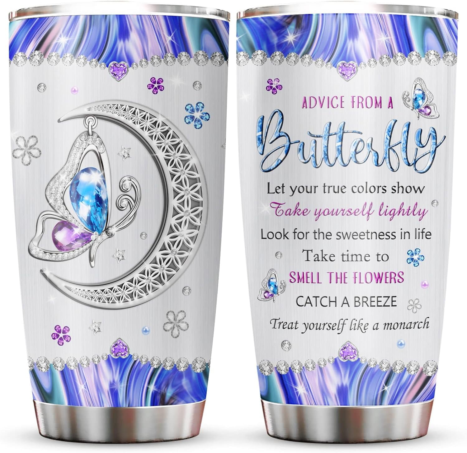 Butterfly Gifts for Women Tumblers 20oz, Butterfly Gifts Coffee Mug ...