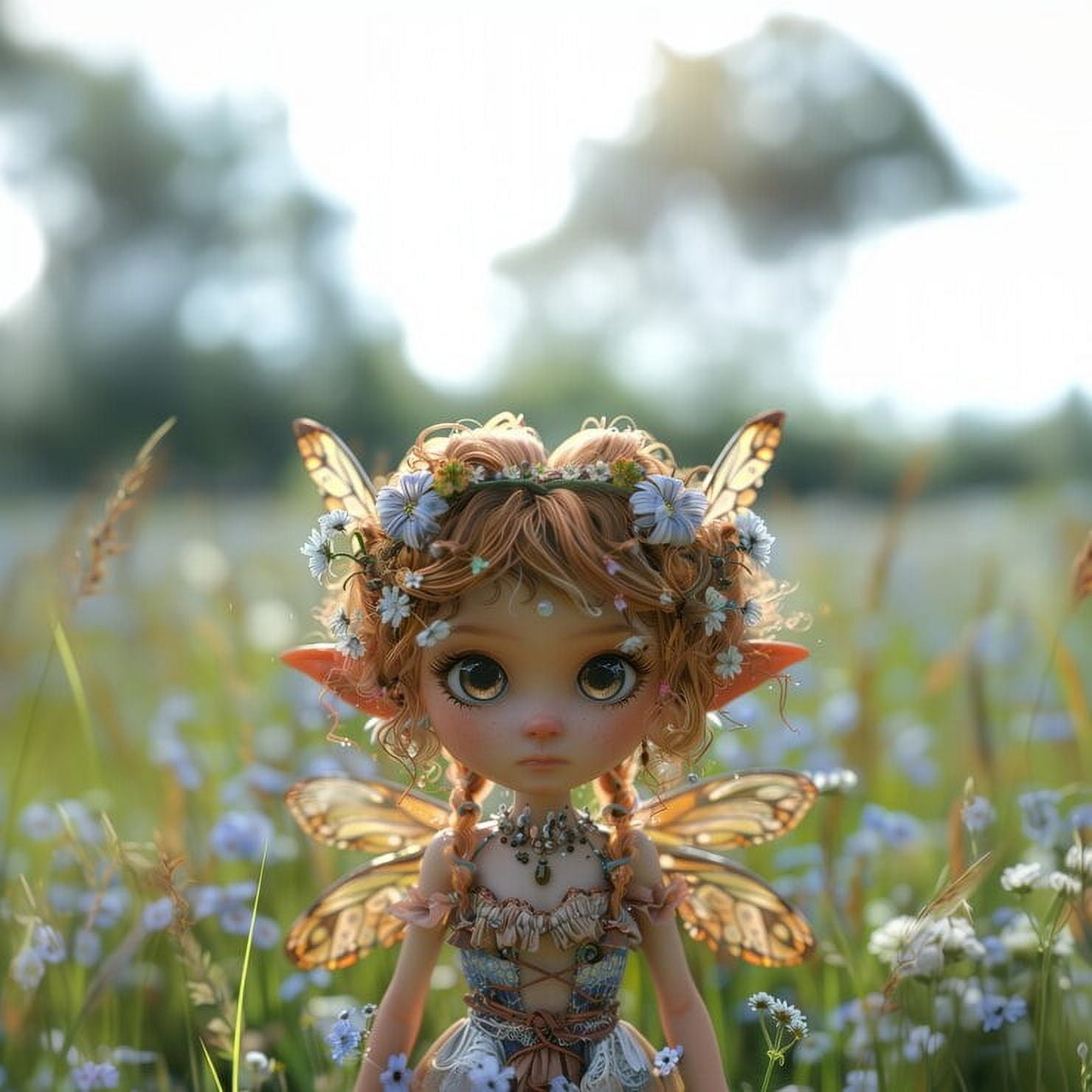 Butterfly Girl 1000 Piece Wooden Jigsaw Puzzle for Adults Children ...