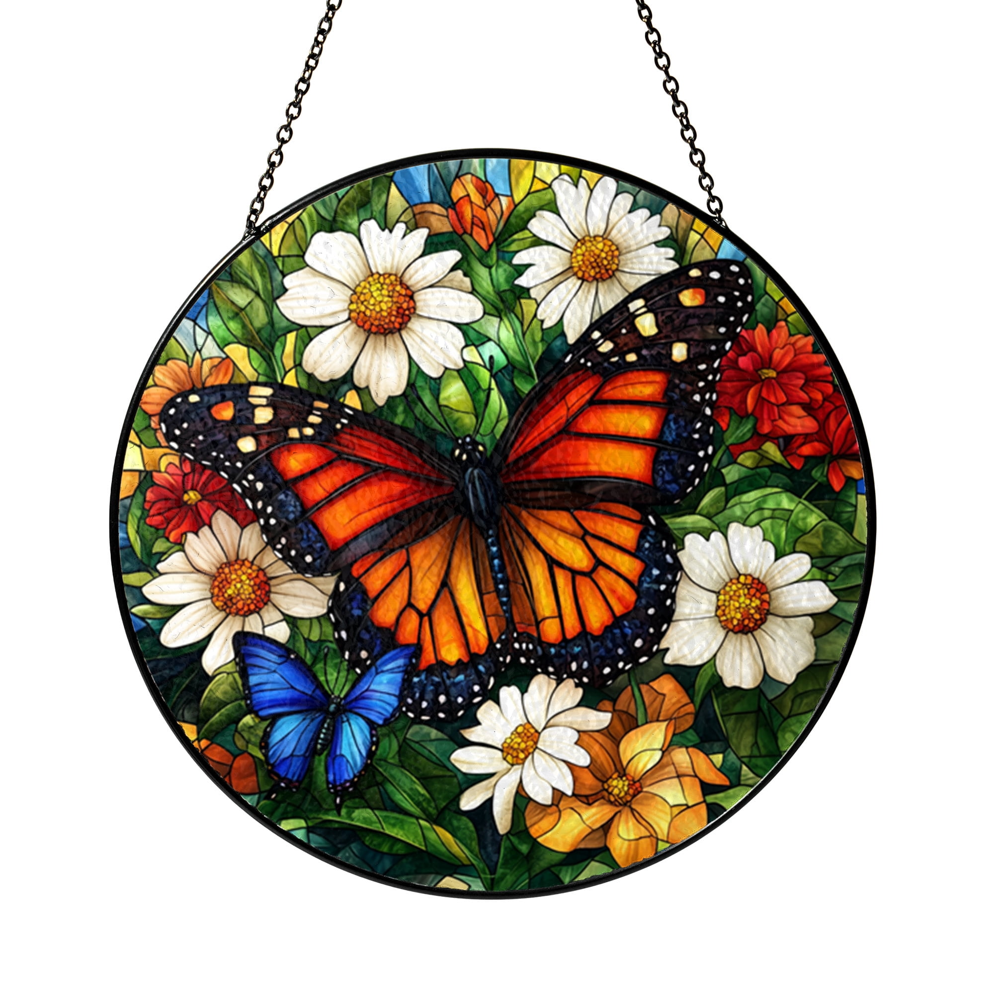 Butterfly Glass Suncatcher – Bright Window Art - Walmart.com
