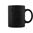 Butterfly Graphic Black Print Distressed Coffee Mugs - Walmart.com