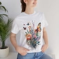 Butterfly Graphic T Shirt Unisex Art Design Tee - Walmart.com