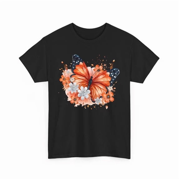 Butterfly Graphic Tee Womenâ€™S Aesthetic Oversized T-Shirt S-5XL ...