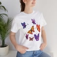 Butterfly Graphic Unisex Jersey Short Sleeve Art Design Tee - Walmart.com