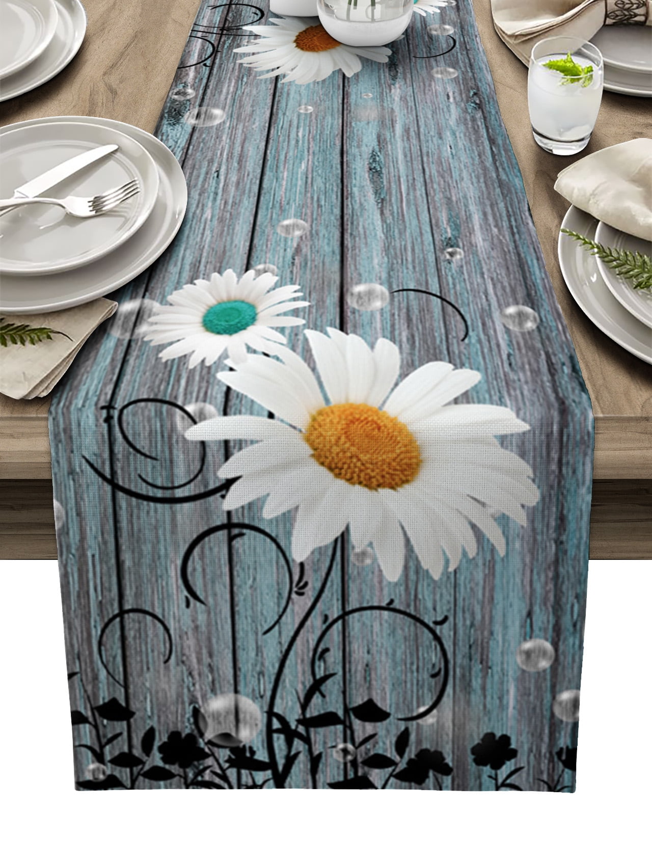 Butterfly Hand Drawn Retro Coffee Table r Dinner Table ration Wedding r ...