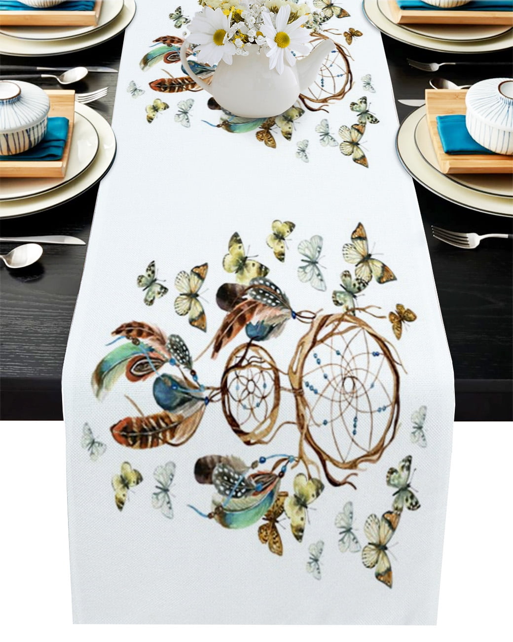 Butterfly Hand Drawn Retro Coffee Table r Dinner Table ration Wedding r ...