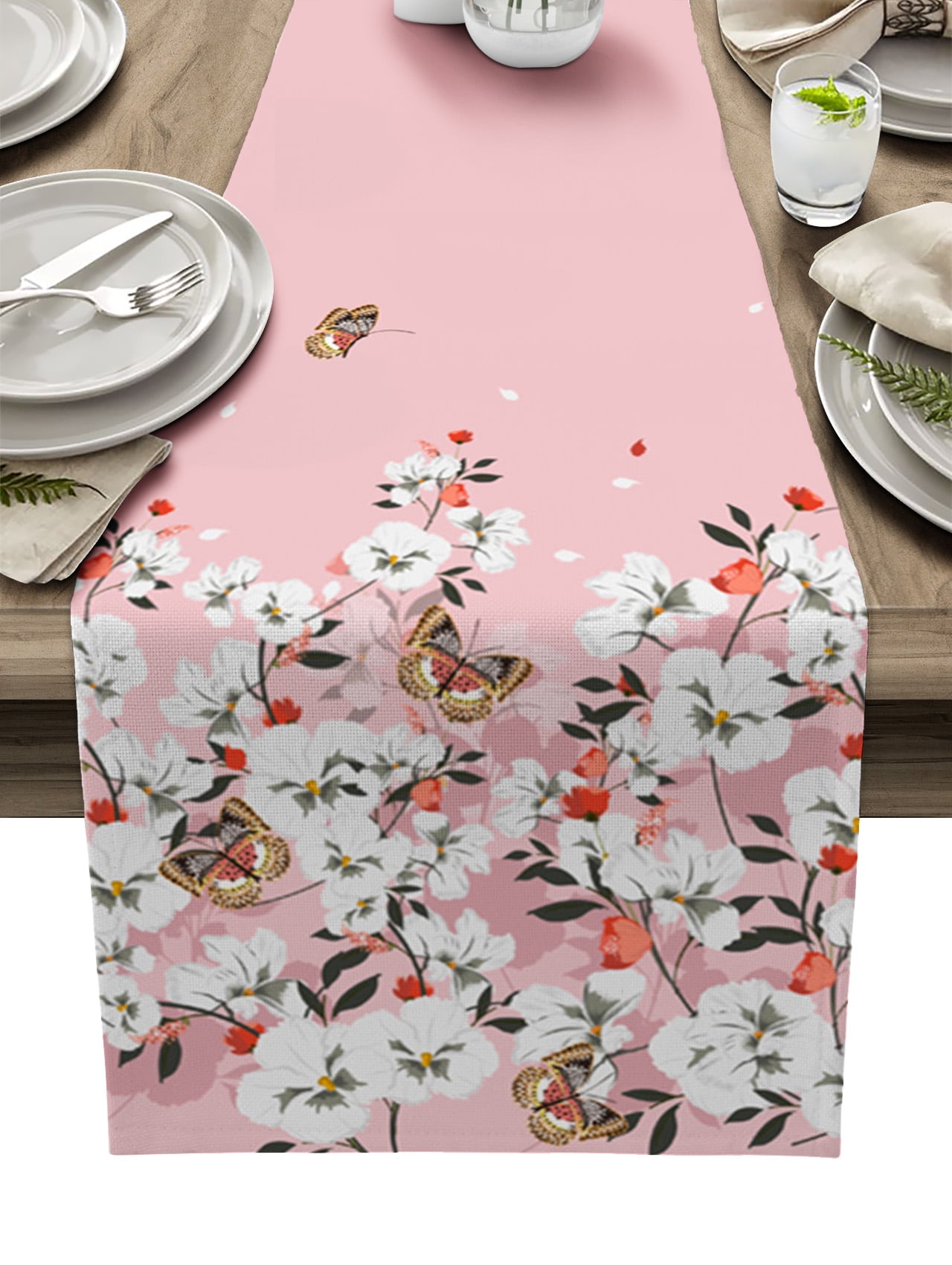 Butterfly Hand Drawn Retro Coffee Table r Dinner Table ration Wedding r ...