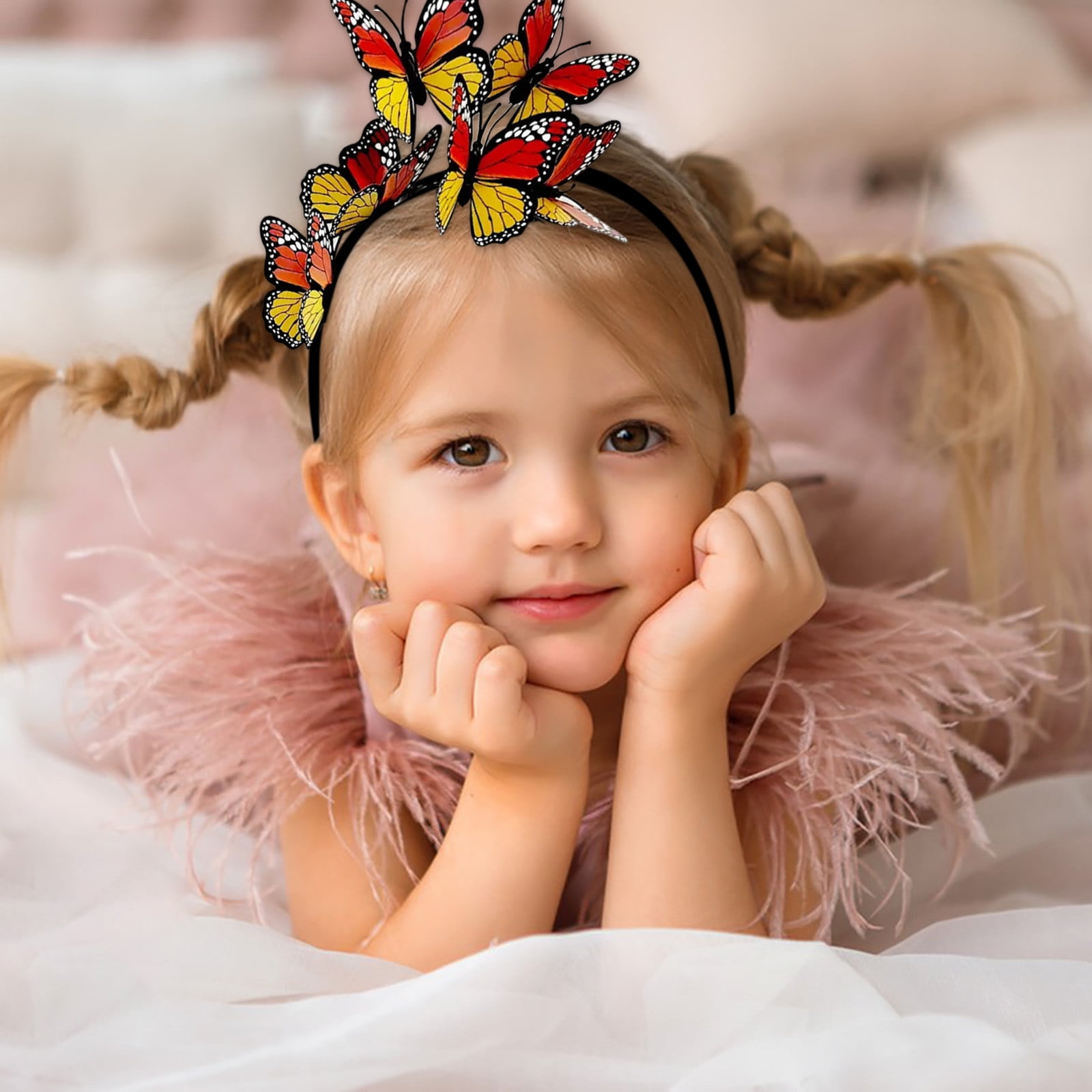 Butterfly Headbands Fascinators Hat for Women and Girls Monarch Tea ...