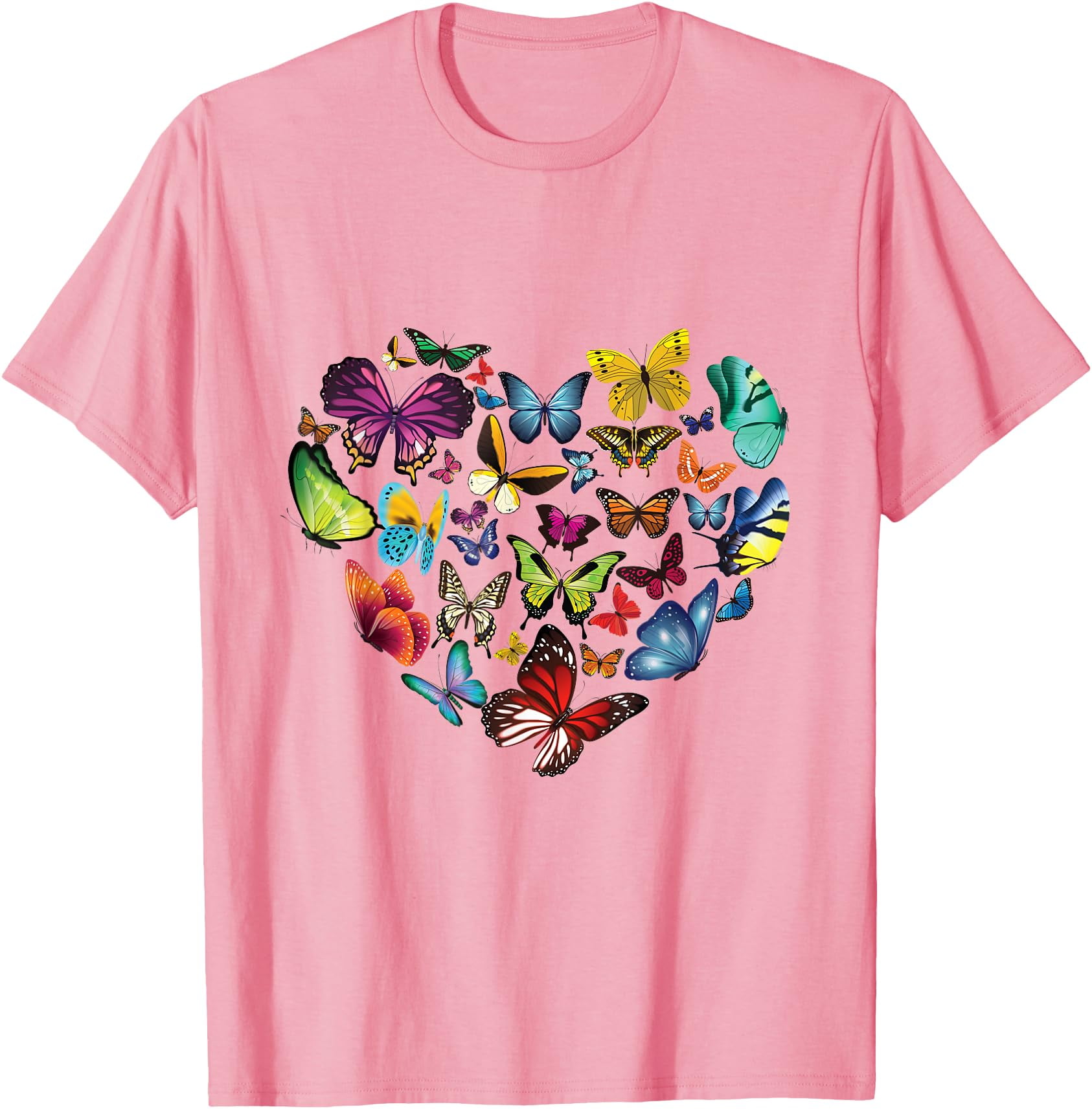 Butterfly Heart Lepidopterist Softstyle Unisex T-Shirt,Light Pink Color ...