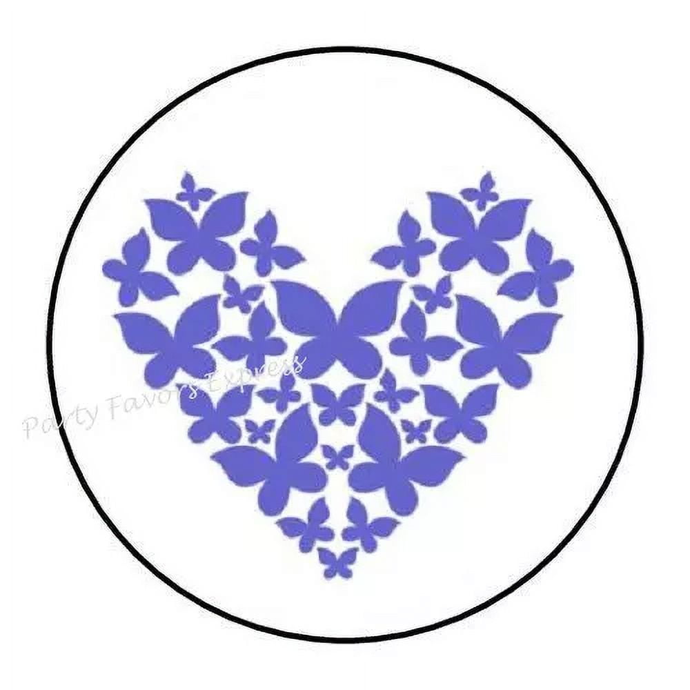 Butterfly Heart Sticker Party Favors Sticker Envelope Seals Labels ...