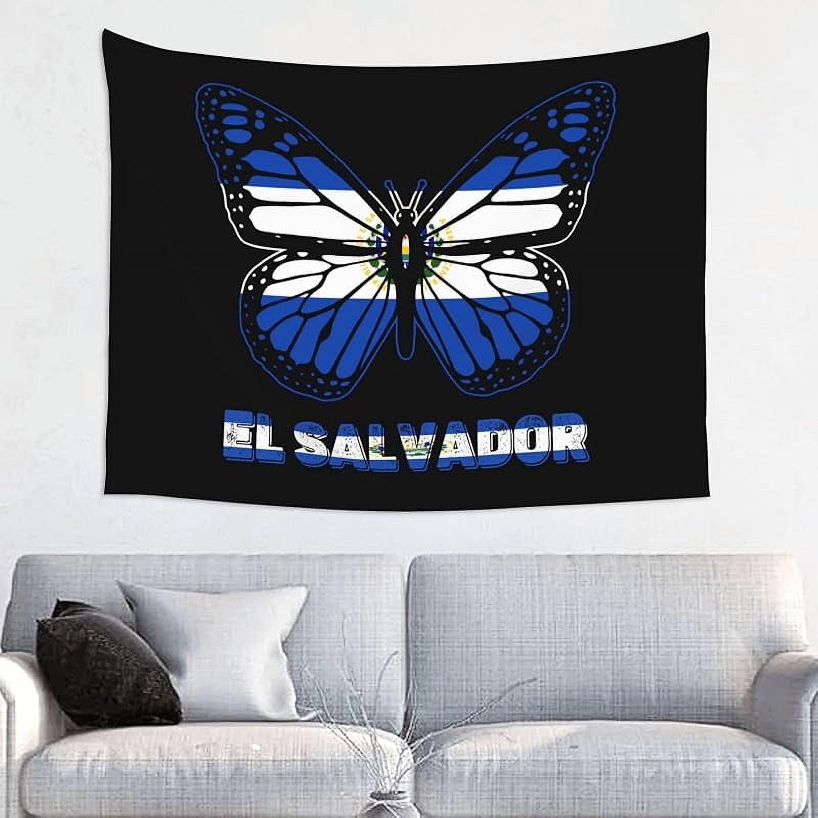 Butterfly Honduras Flag Tapestry Poster 29x37 inches Home Decor, Wall ...