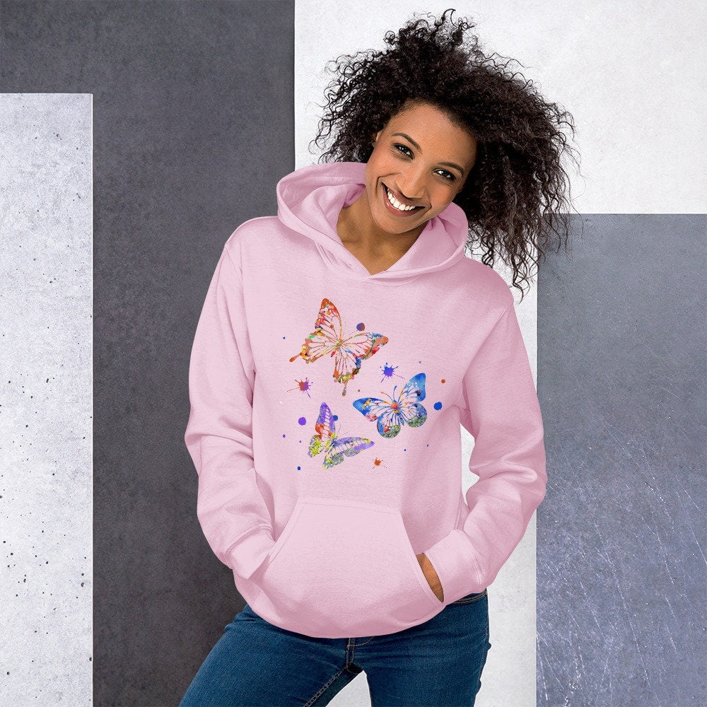 Butterfly Hoodie, Comfort Hoodie,Fall Hoodie,Butterfly sweater ...