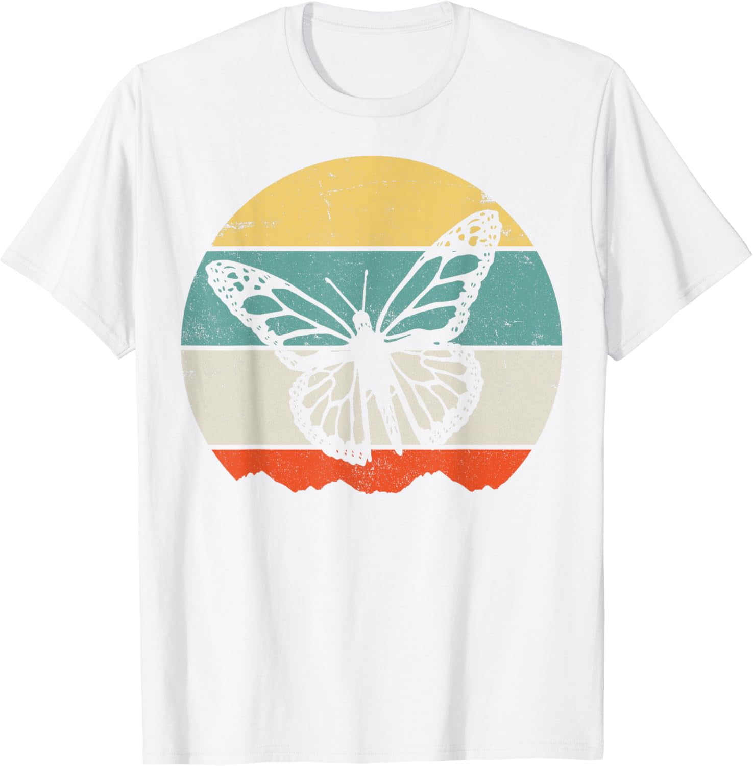 Butterfly Insect T-ShirtLost Butterfly100% pure cotton white short ...