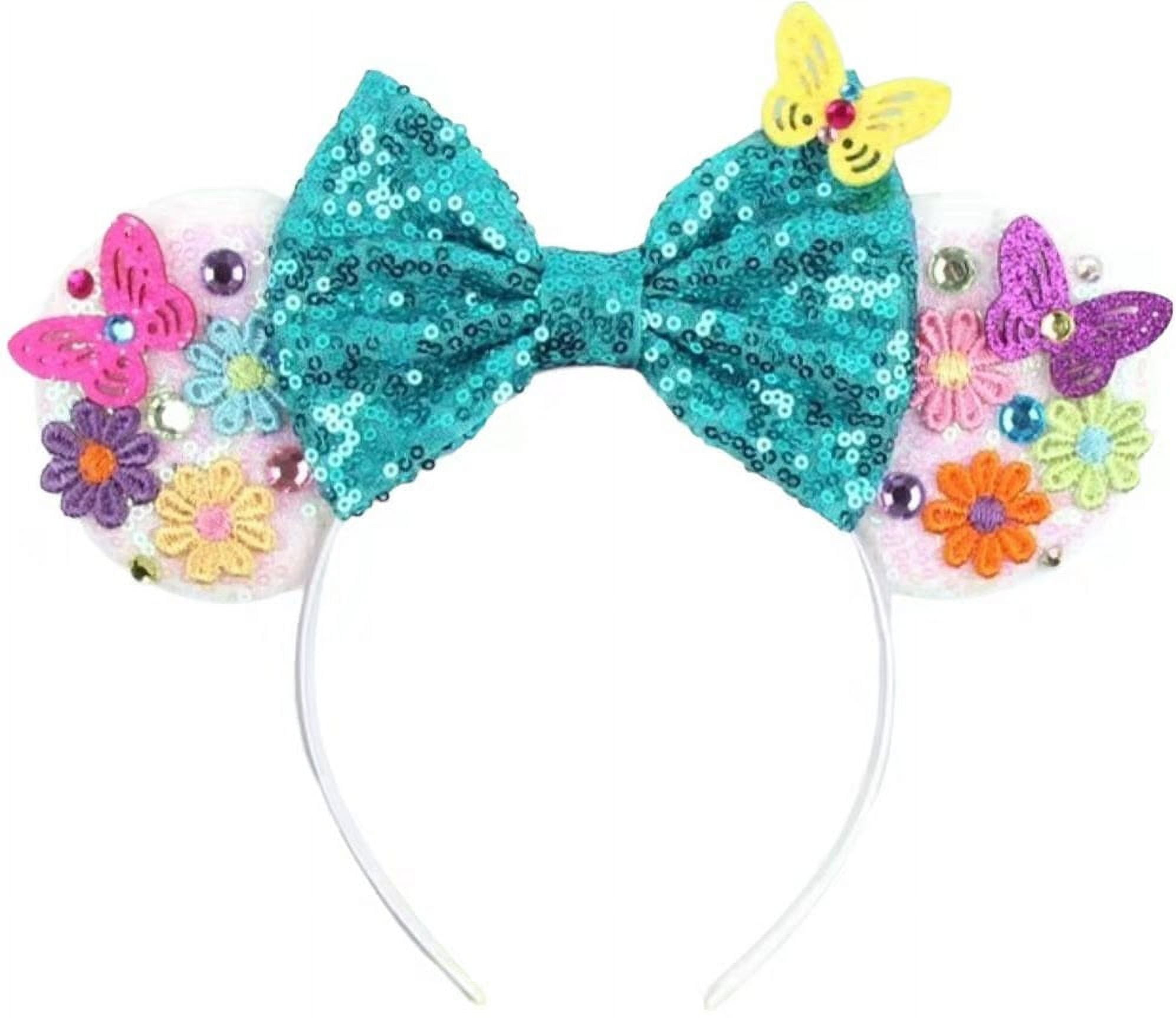Gifts by RD, Handmade Butterfly Inspired Mickey Ears, Pink and Red ...