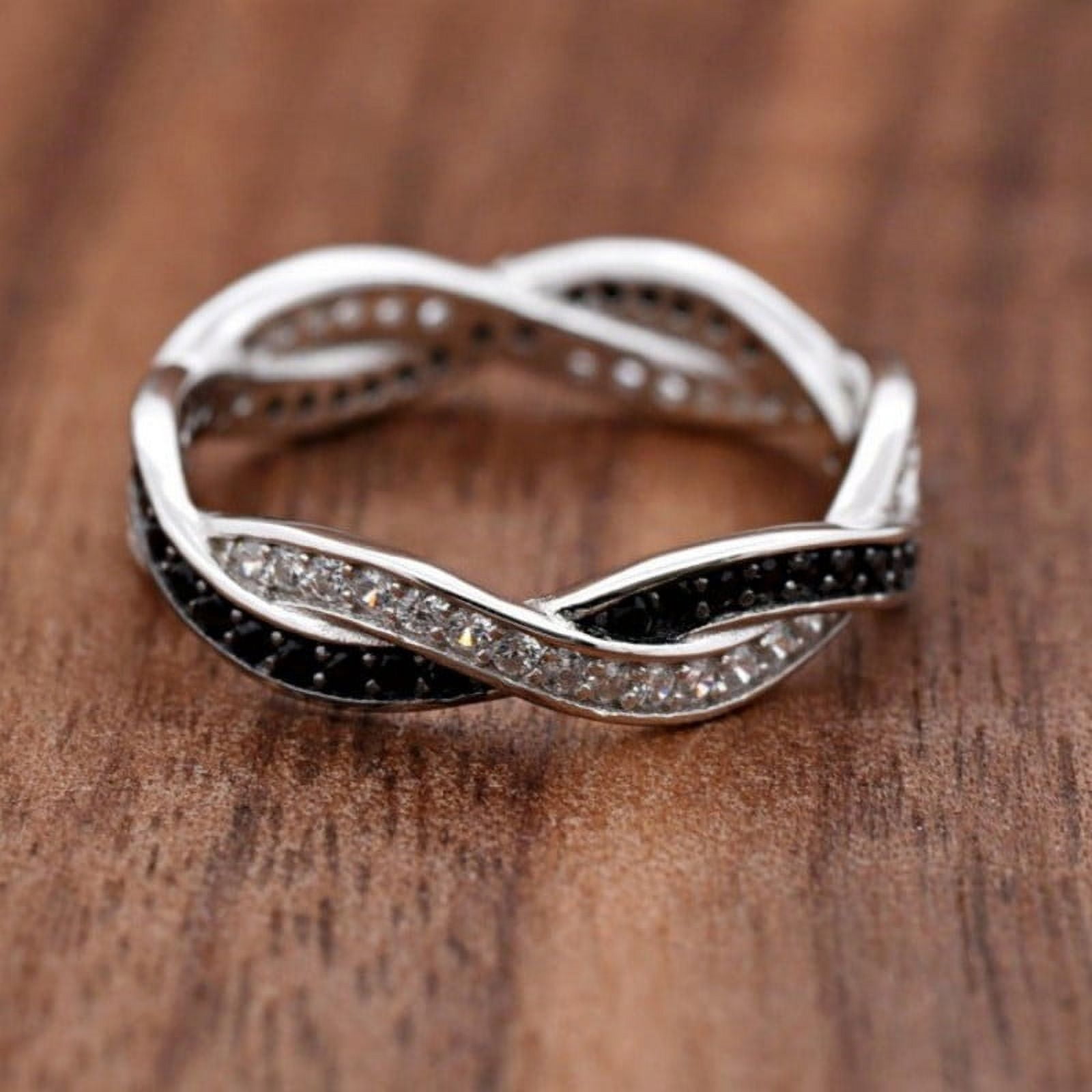 Butterfly Jewel 0.6 Ct Brilliant Round Diamond Band for Her - 14K White ...