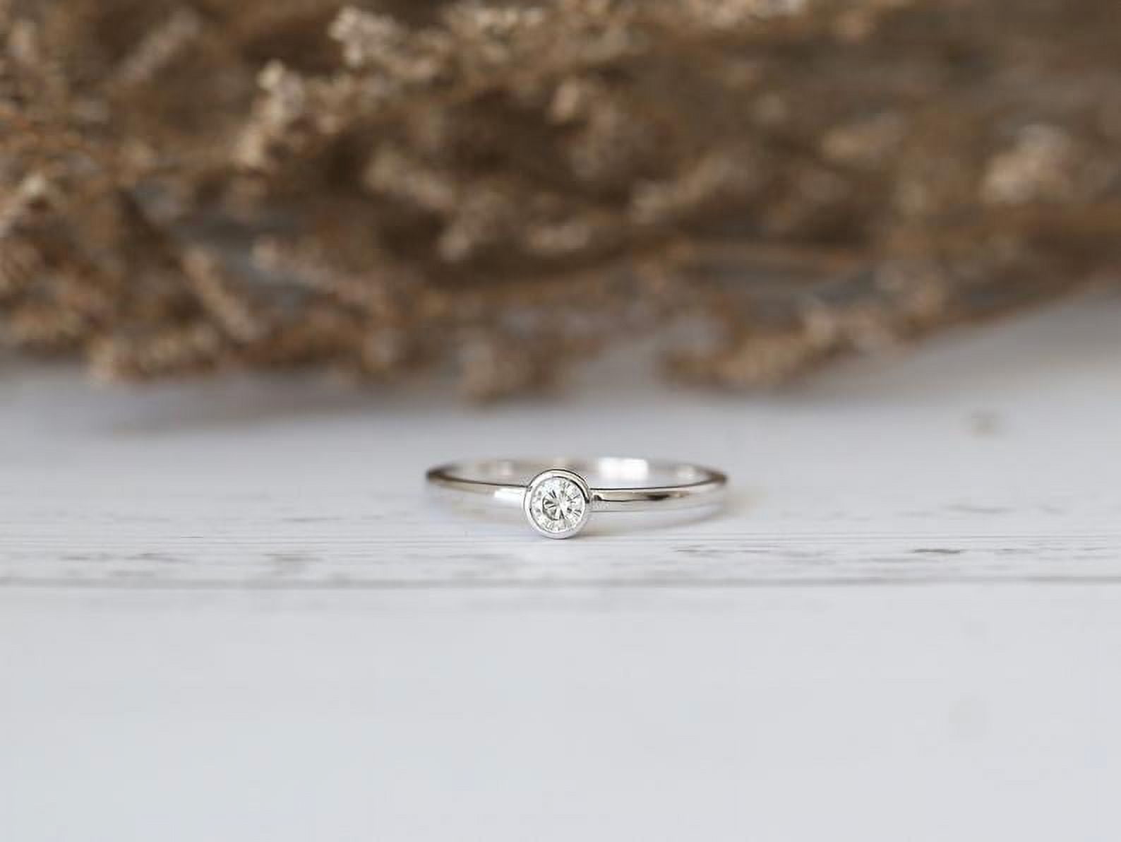 Butterfly Jewel 1.4 Ct Round White Diamond Rings - 14K White Gold ...