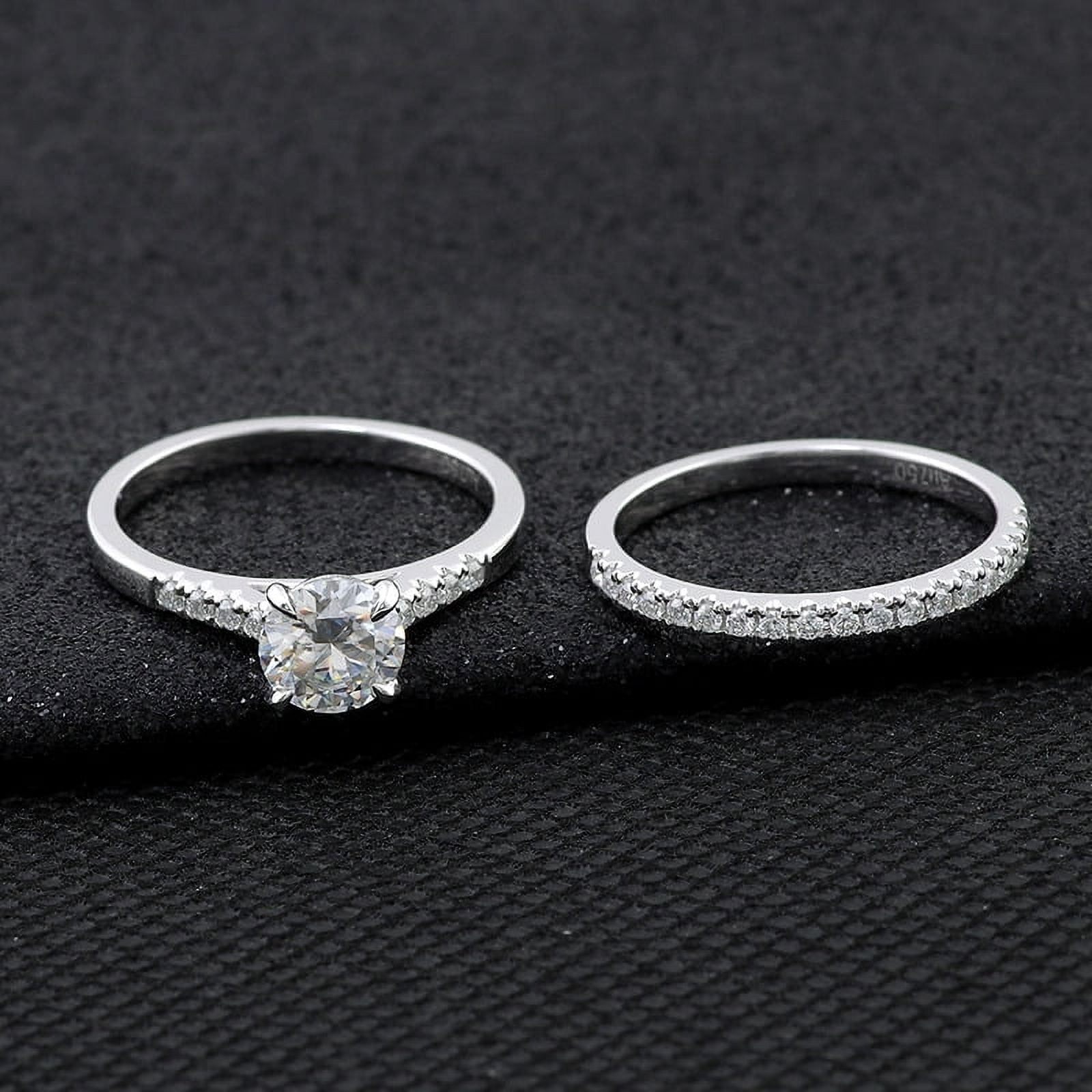 Butterfly Jewel 14K White Gold Plated 14K Diamond Ring - 1.8 Ct Round ...