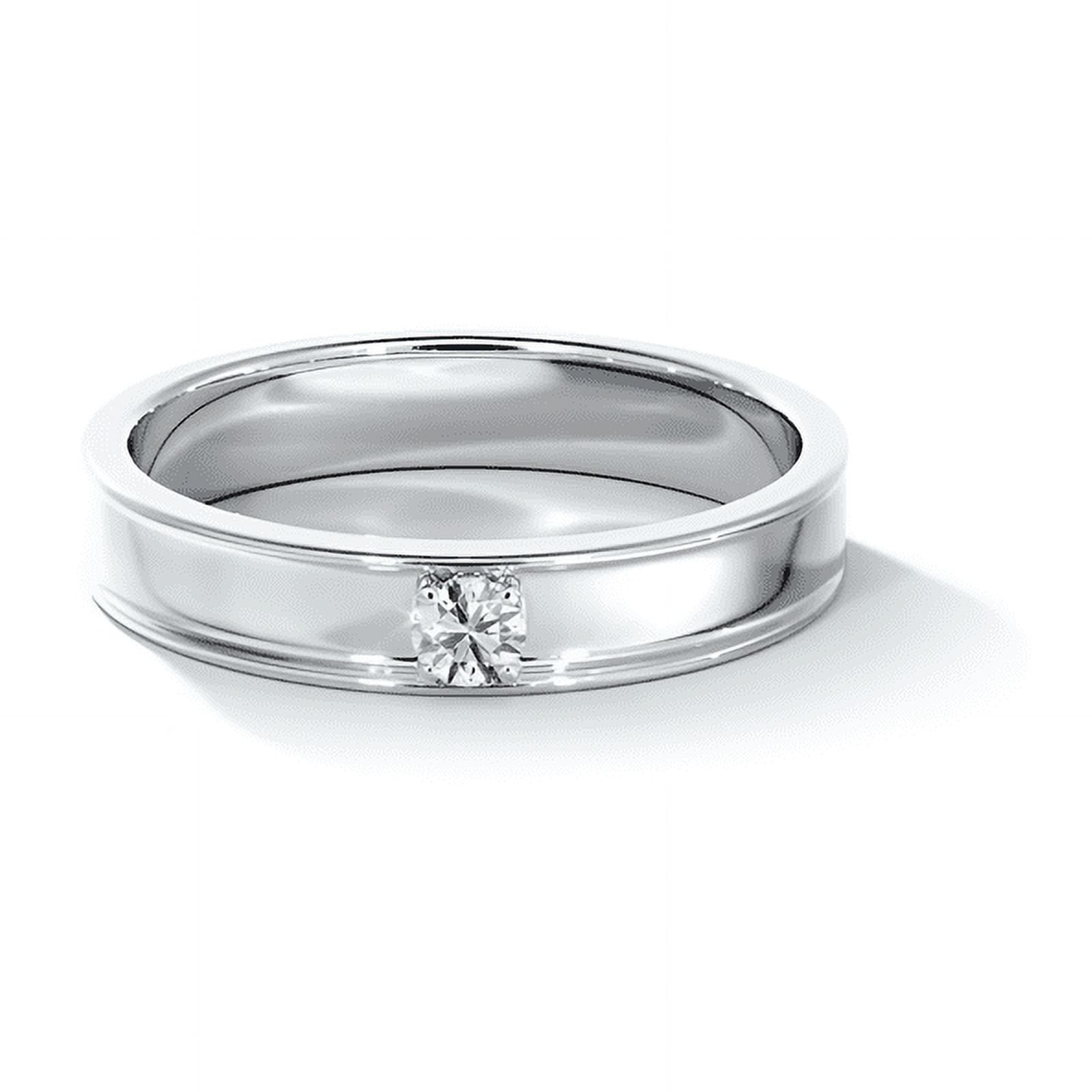 Butterfly Jewel 14K White Gold Plated Wedding Ring - Round Cut 1.26 Ct ...