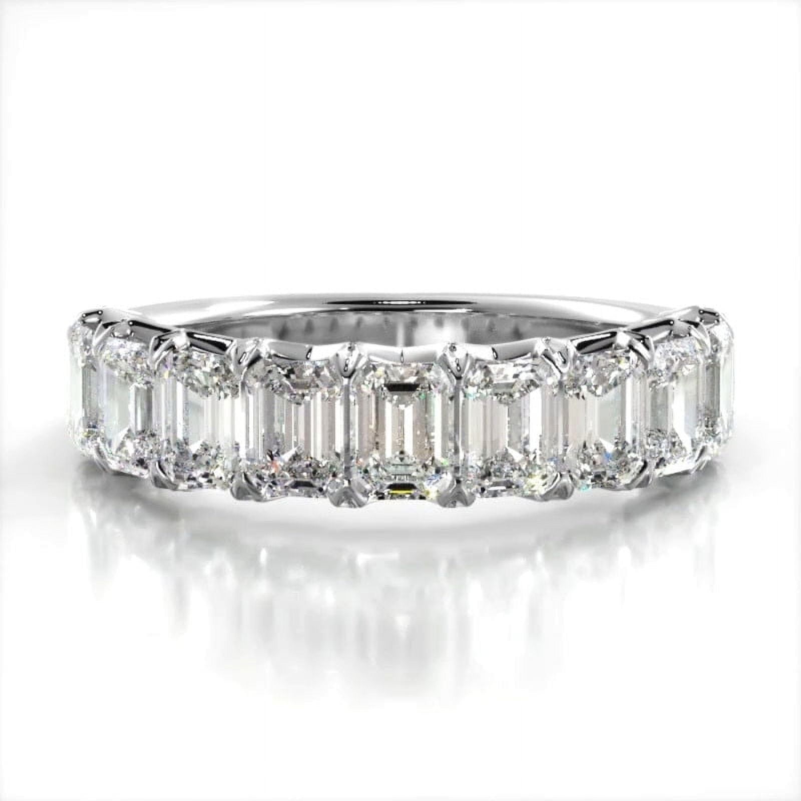 Butterfly Jewel 2.04 Ct Lab Created Diamond Emerald Cut Engagement Ring ...