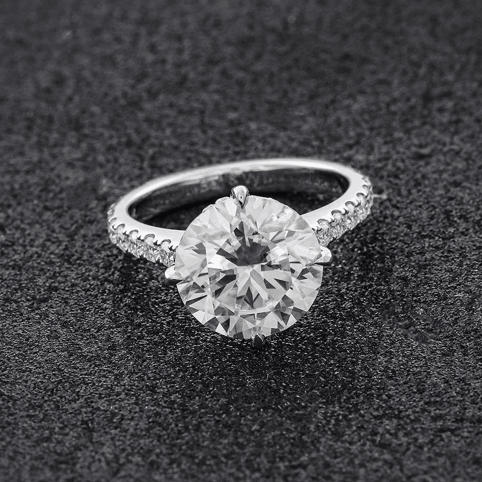Butterfly Jewel 2.2 Ct Round Brilliant Cut Diamond Band - 14K White ...
